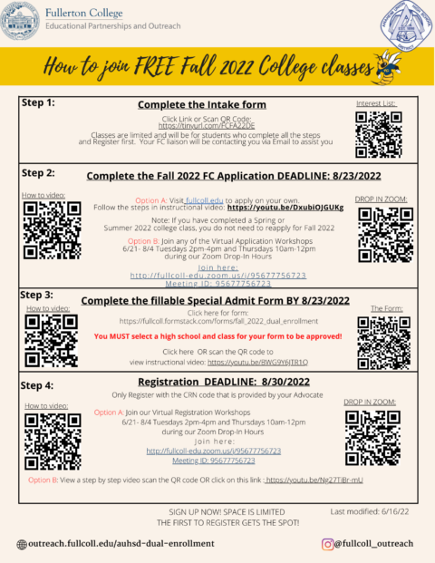 Outreach | Fullerton College