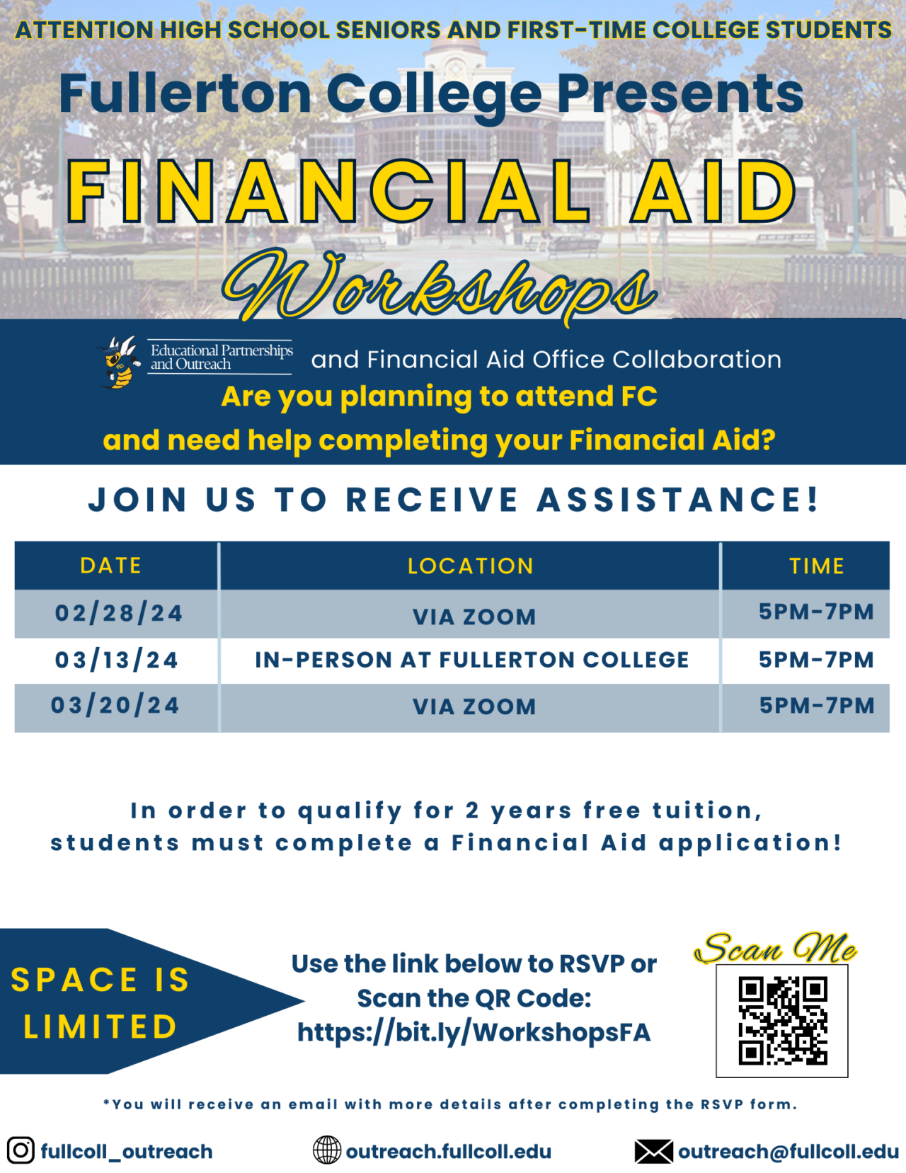 Financial Aid Workshops | Outreach